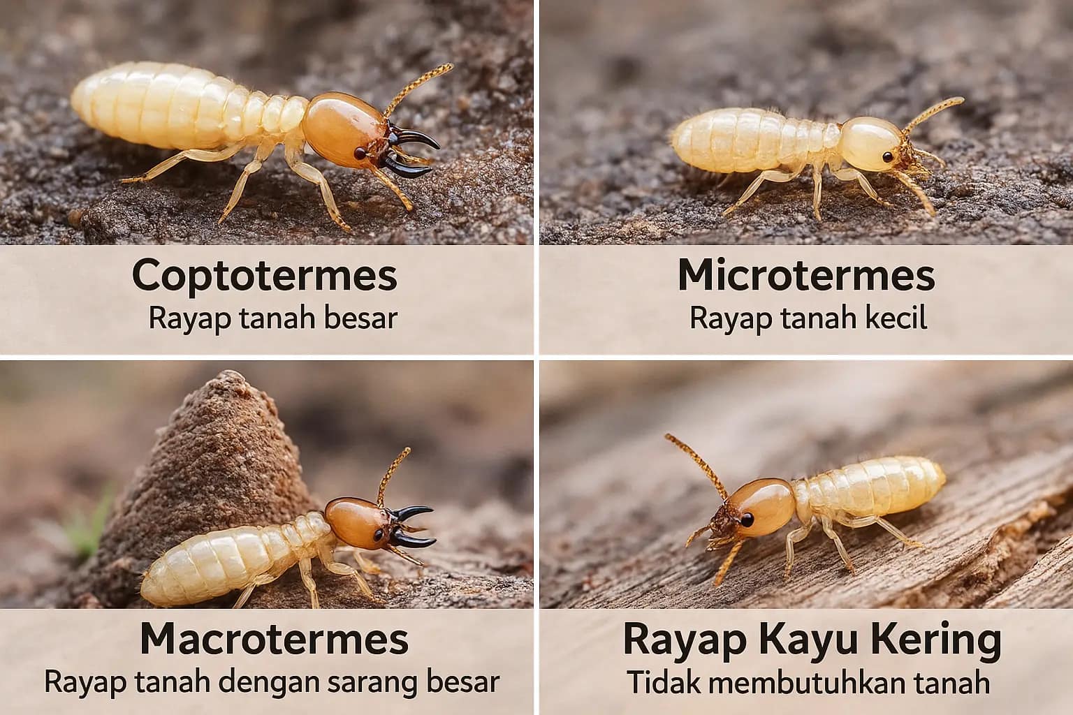 Jenis Rayap yang Sering Menyerang Rumah